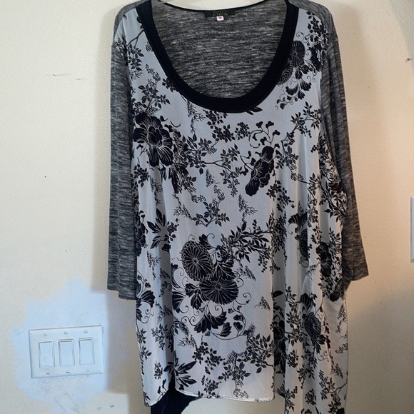Citron | Tops | Citron Poeme Tunic Top Plus Size 4x | Poshmark